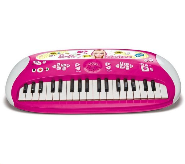 Barbie teclado electronico 37 teclas imc - Juguetes Fancy